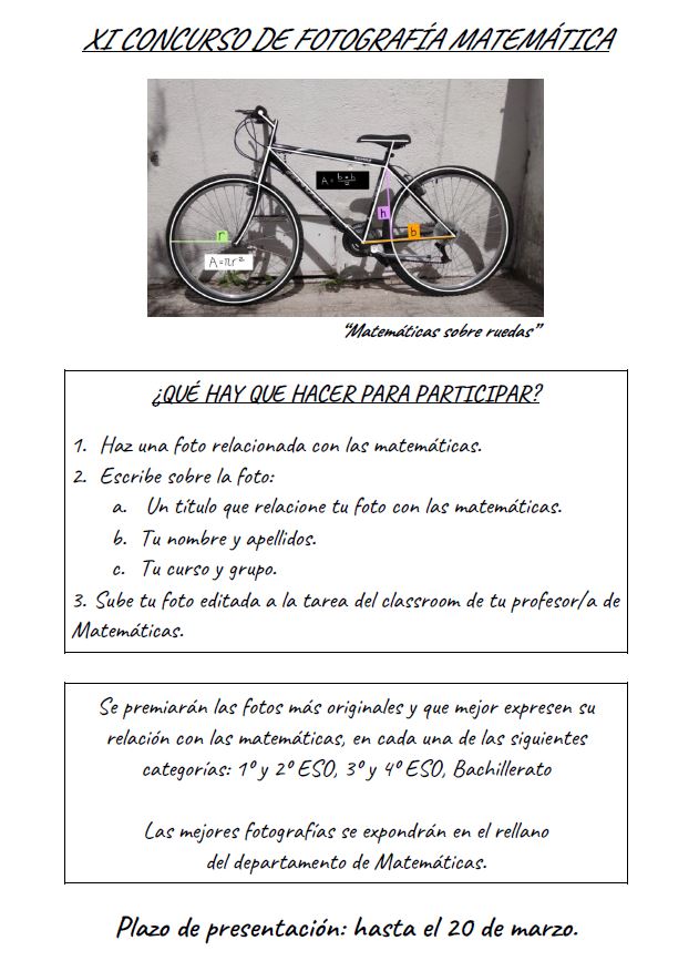 Concurso de fotografía matemática – SOMOS VALMAYOR