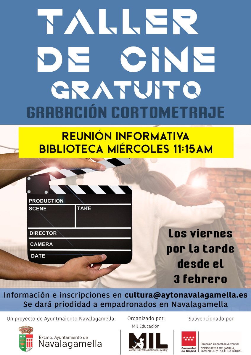 Taller de cine: grabación de cortometrajes – SOMOS VALMAYOR