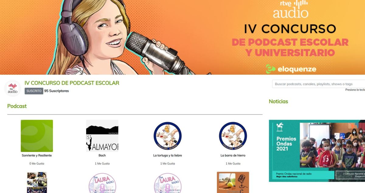 Participamos en el IV Concurso de Podcast Escolar de RTVE – SOMOS VALMAYOR